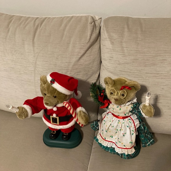 Avon | Holiday | Vintage Avon Musical Animated Mr And Mrs Santa Bears ...
